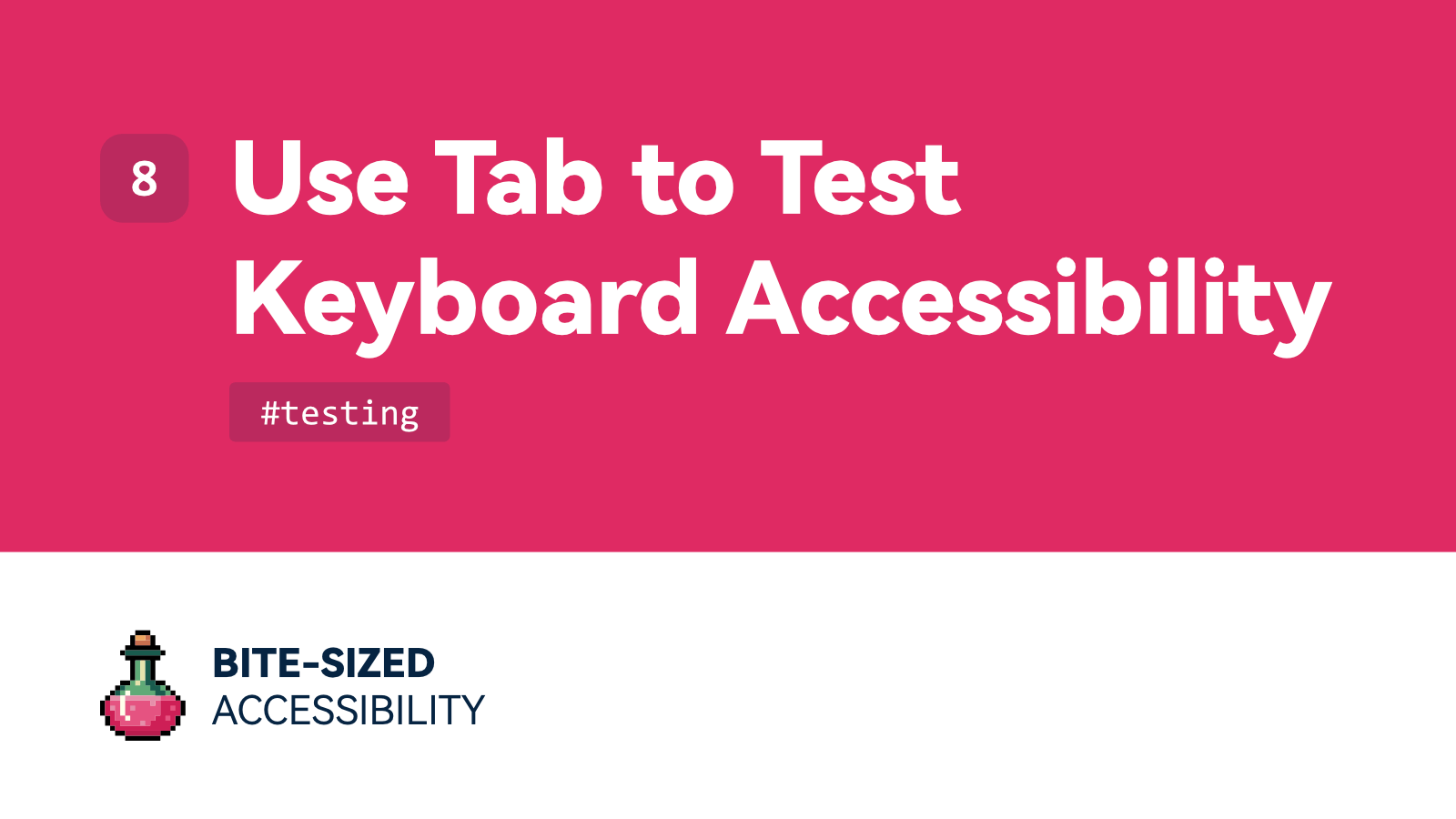 Use Tab to Test Keyboard Accessibility - Adam Laki Use Tab to Test Keyboard Accessibility - Adam Laki